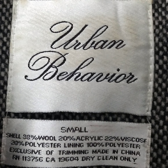 Urban Behavior | Jackets & Coats | Vintage Tweed Belted Coat Classic ...